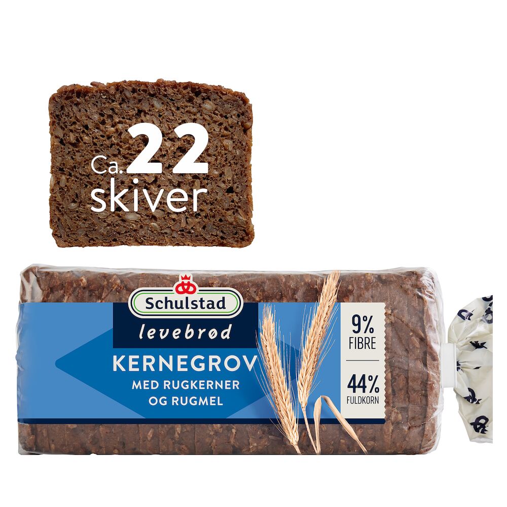 Levebrød "Kernegrov" Rye Bread 950g | Lantmännen Unibake